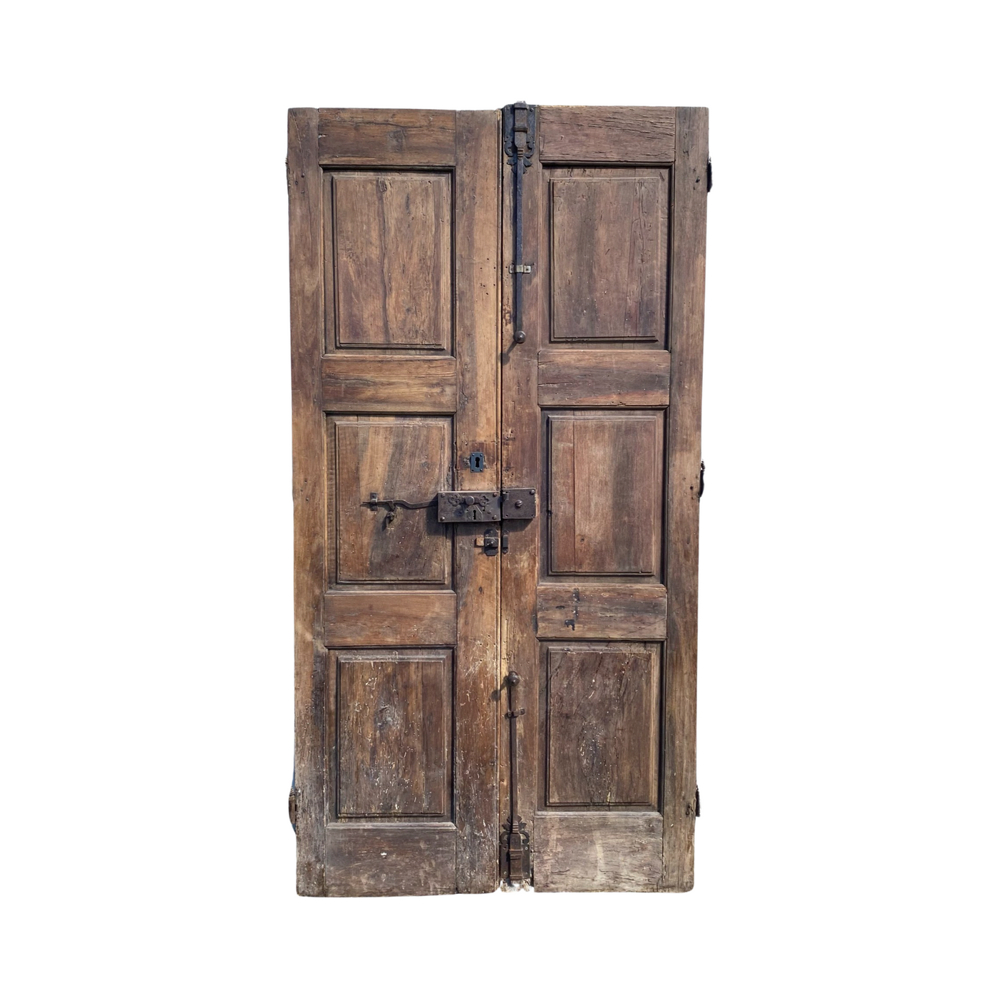 French 18th Century Vielle Porte Double Interior or Exterior Doors wit ...